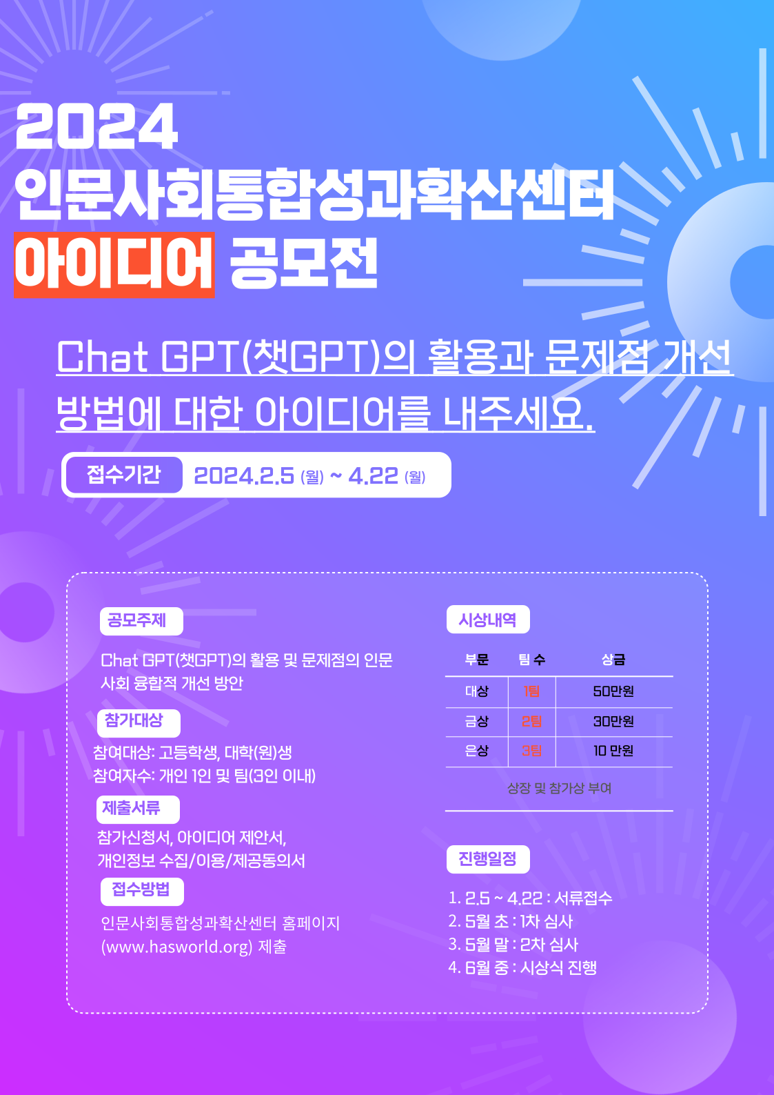2024 Chat GPT(챗GPT) 아이디어 공모전 - WEVITY(위비티) 공모전